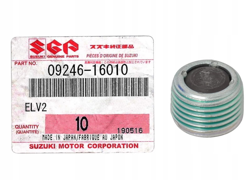Korek spustowy oleju SUZUKI GRAND VITARA SAMURAI JIMNY OE 09246-16010 ...